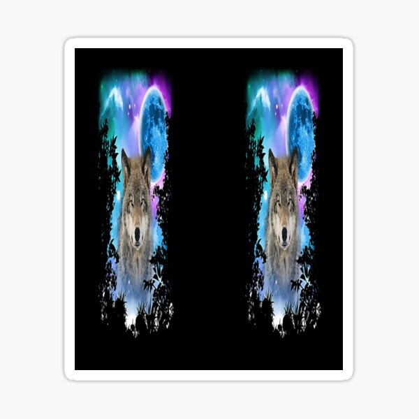 "Wolf Gift Art" Sticker for Sale by LorraineJean | Redbubble