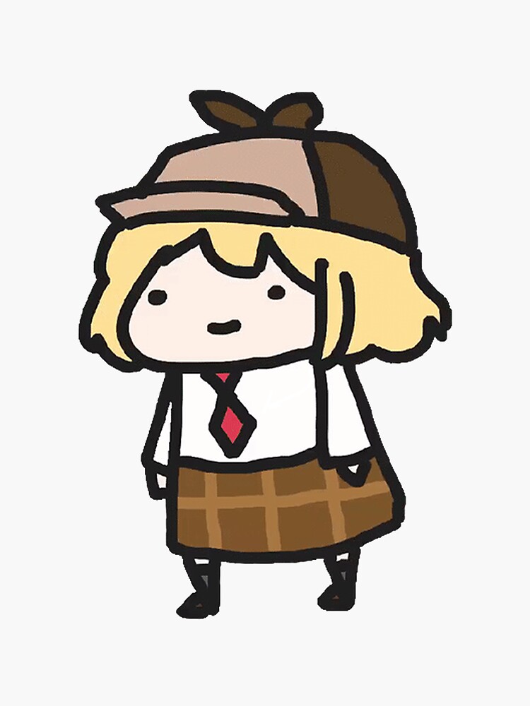 "smol ame" Sticker for Sale by goRemons | Redbubble