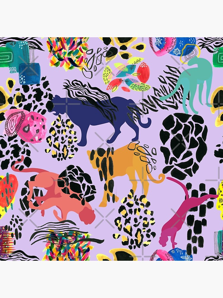 "Doodly Woogly Animals" Poster for Sale by spiffythings | Redbubble