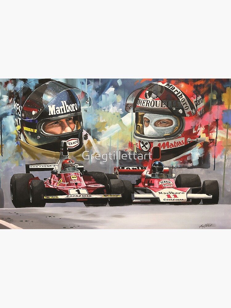 JAMES HUNT NIKI LAUDA Premium Matte Vertical Poster sold by Increasing ...