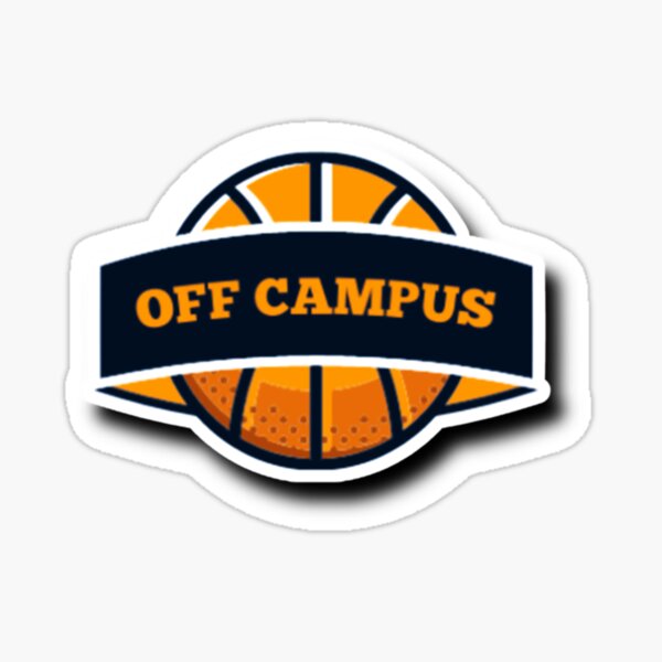 "Off Campus Sticker " Sticker for Sale by BenjaminPotter | Redbubble