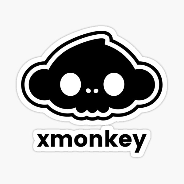 "Xmonkey" Sticker for Sale by BeehiveSquad | Redbubble