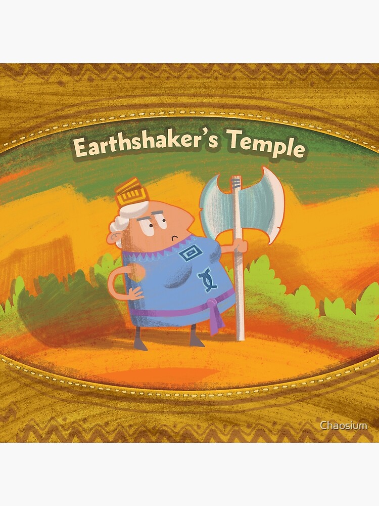 "Earthshaker's Temple" Poster by Chaosium | Redbubble
