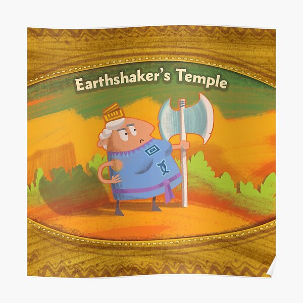 "Earthshaker's Temple" Poster by Chaosium | Redbubble