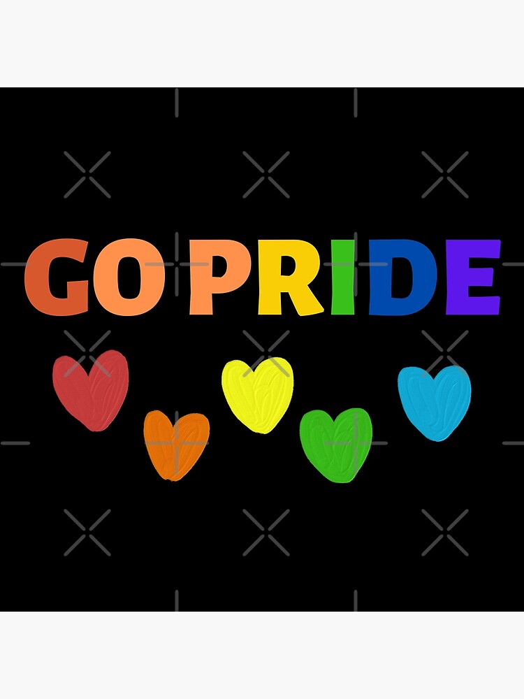 "Go Pride" Poster for Sale by Togglepod | Redbubble