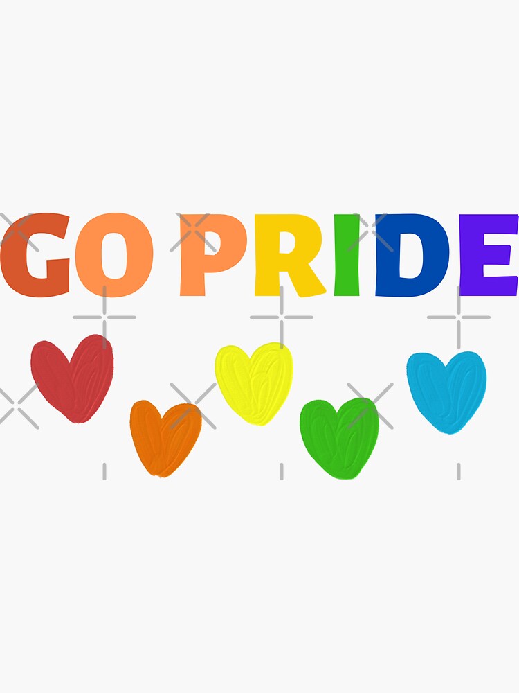 "Go Pride" Sticker for Sale by Togglepod | Redbubble