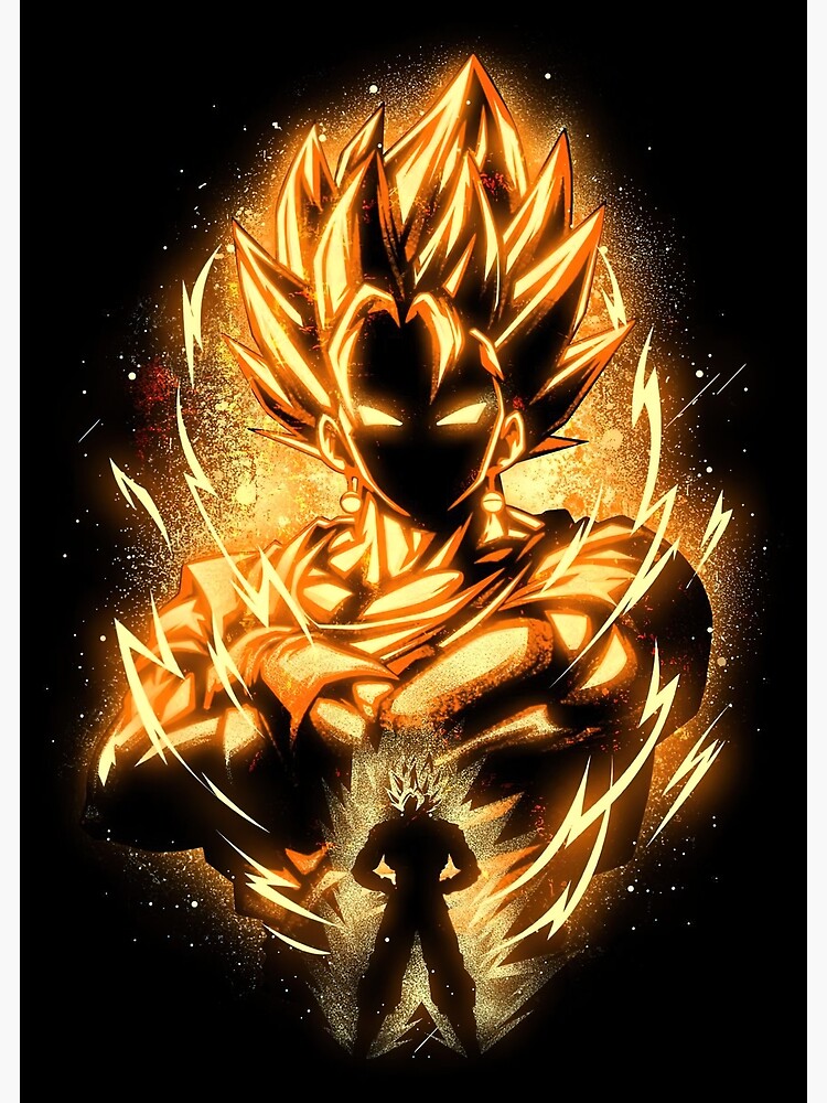 "Golden Saiyan Vegito" Poster for Sale by AaronWeedo | Redbubble