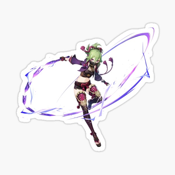 "Kuki Shinobu - Genshin Impact" Sticker for Sale by persephonexx ...
