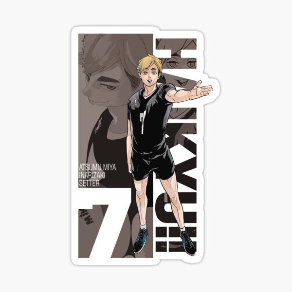 "Haikyuu Atsumu Miya Inarizaki" Sticker for Sale by problematichope ...