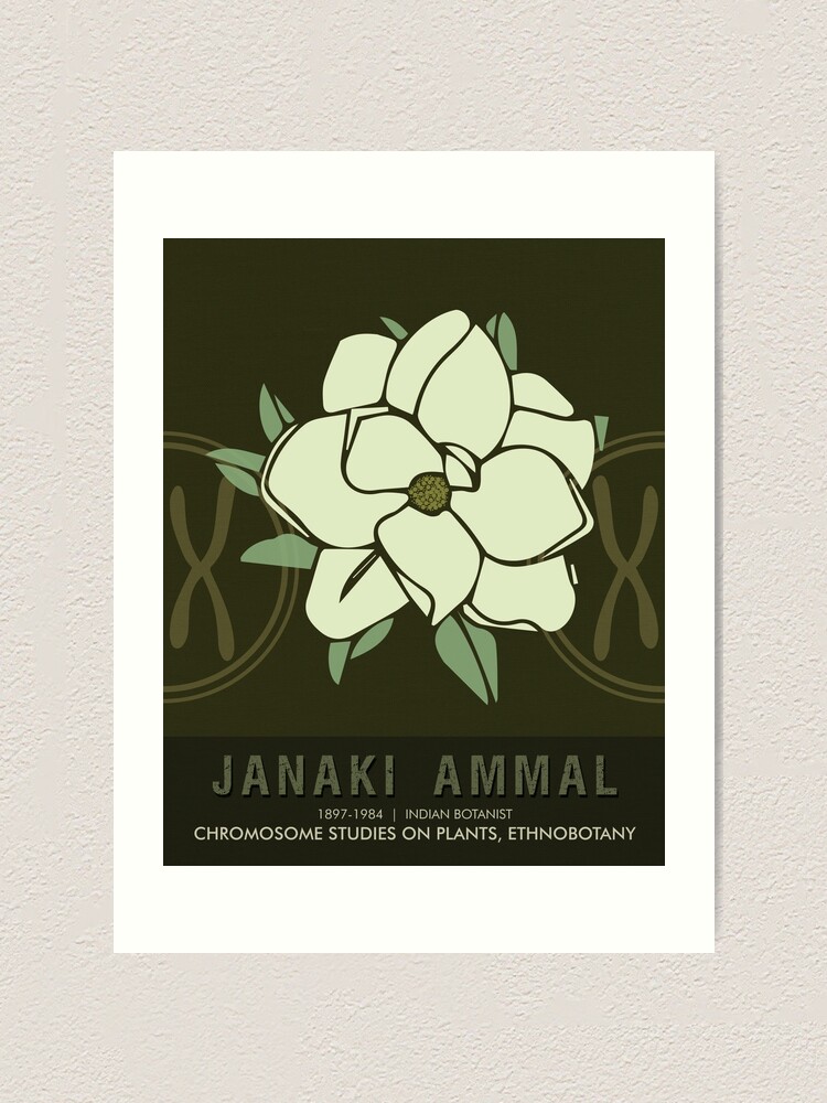 "Science Posters - Janaki Ammal - Botanist" Art Print for Sale by ...