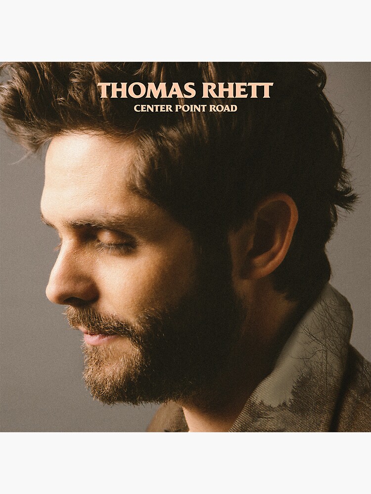 "Thomas Rhett center point road" Sticker by RobertRiccardi9 | Redbubble