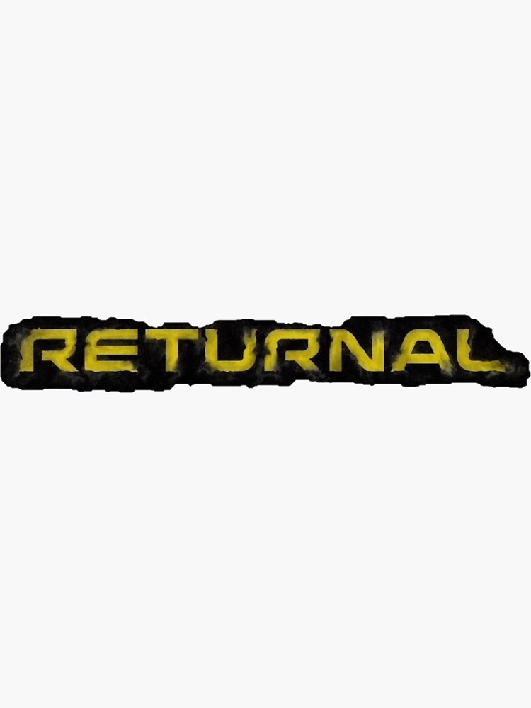 "returnal" Sticker for Sale by maluda | Redbubble