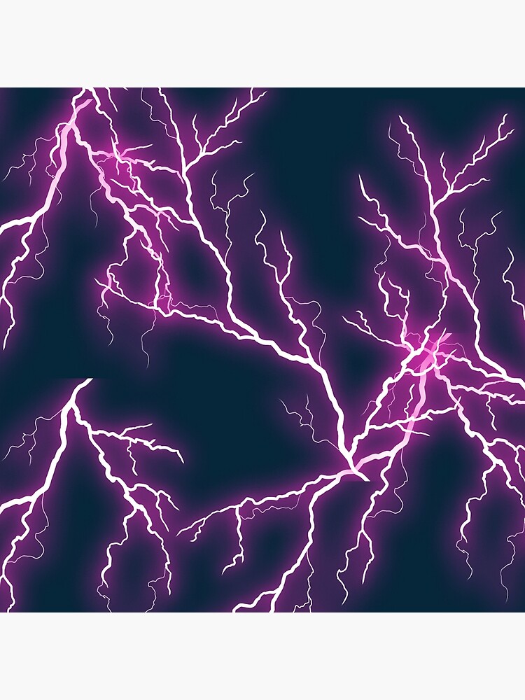 "Colorful Normal Lightning" Poster for Sale by Rajkumari26 | Redbubble