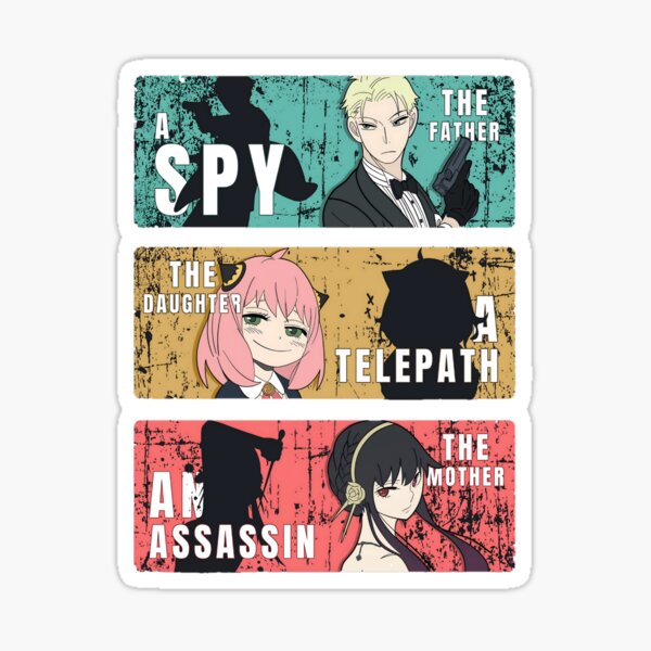 "Forger Family" Sticker for Sale by AnimeMart07 | Redbubble