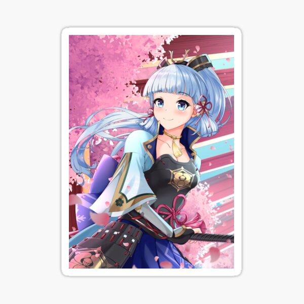 "Kamisato Ayaka" Sticker for Sale by SaraiHumphrey | Redbubble