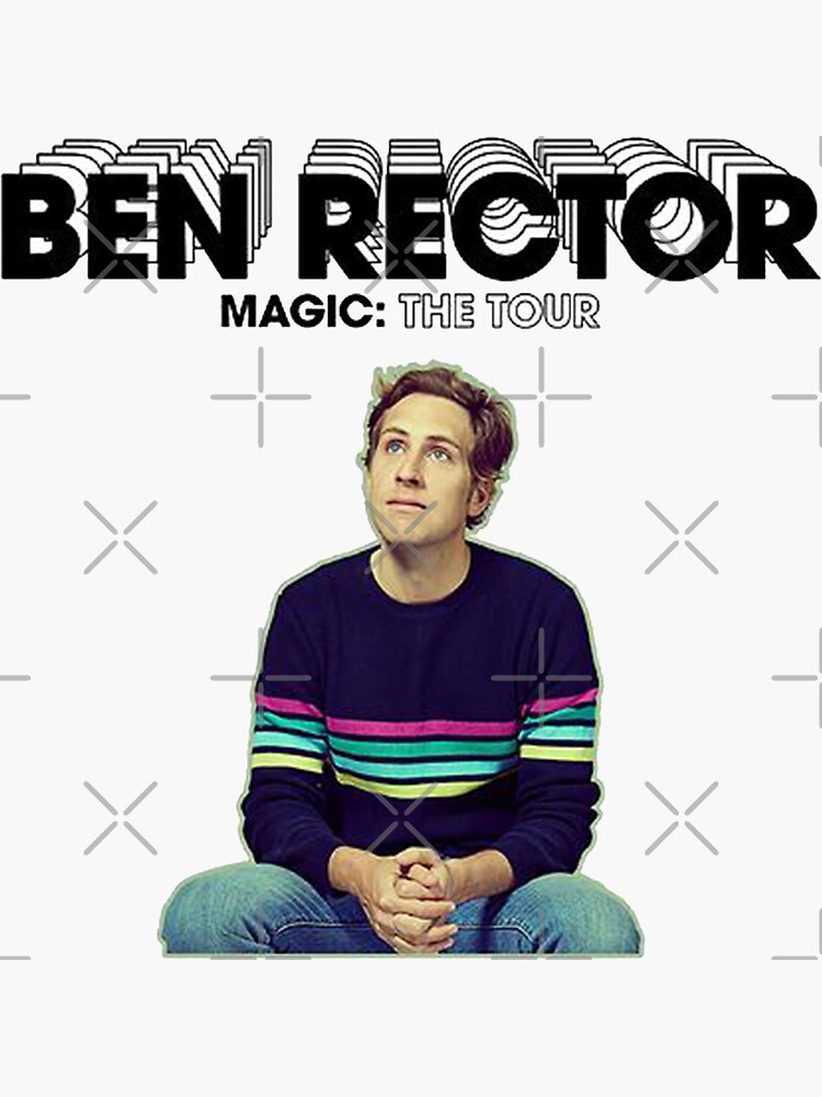 "Ben Rector American singer-songwriter" Sticker for Sale by rcnart ...