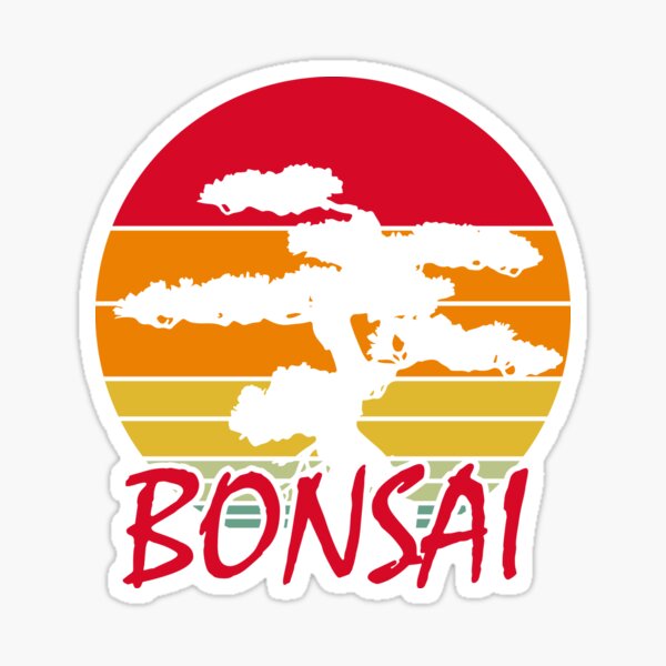 "bonsai" Sticker by IDesign23 | Redbubble