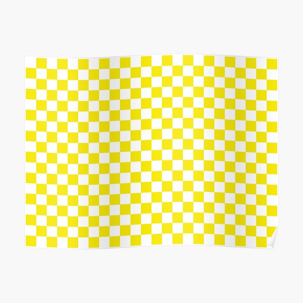 "Yellow chess board." Poster for Sale by CatherineMiro | Redbubble