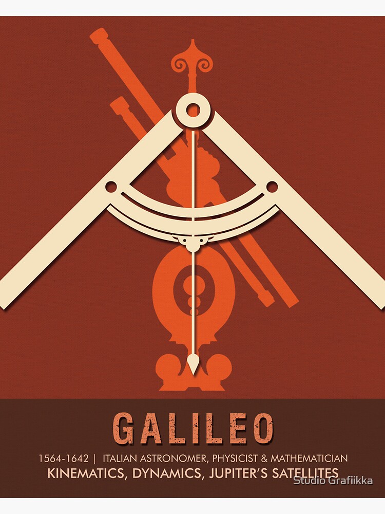 "Science Posters - Galileo Galilei - Astronomer, Physicist ...