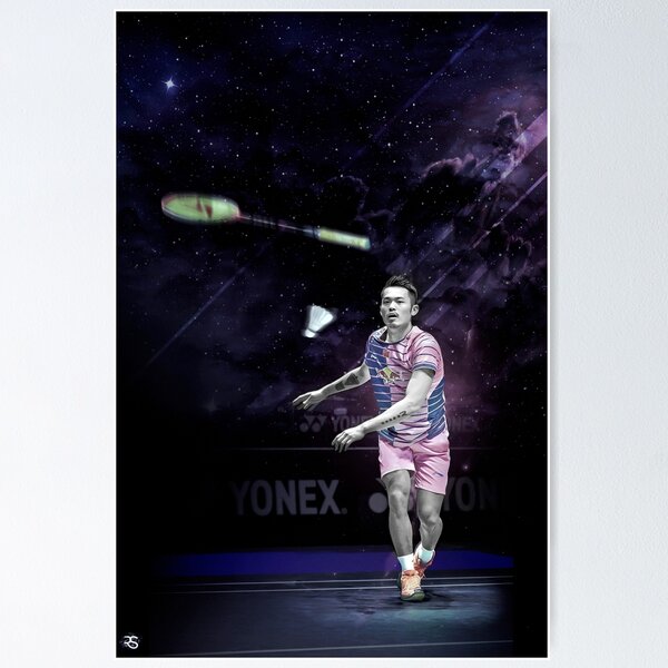 "Lin Dan - Badminton Edit" Poster for Sale by RobSpink | Redbubble