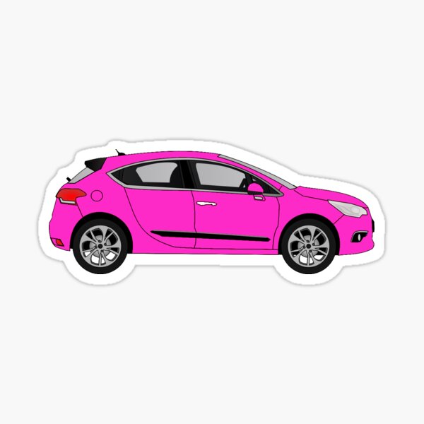 "Pink Car Sticker " Sticker for Sale by Pinkrose4244 | Redbubble