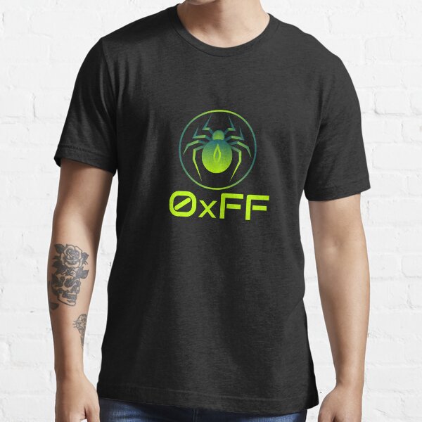 "Cyber security - Hex Hacker 0xff Neon, Spider" T-shirt for Sale by ...