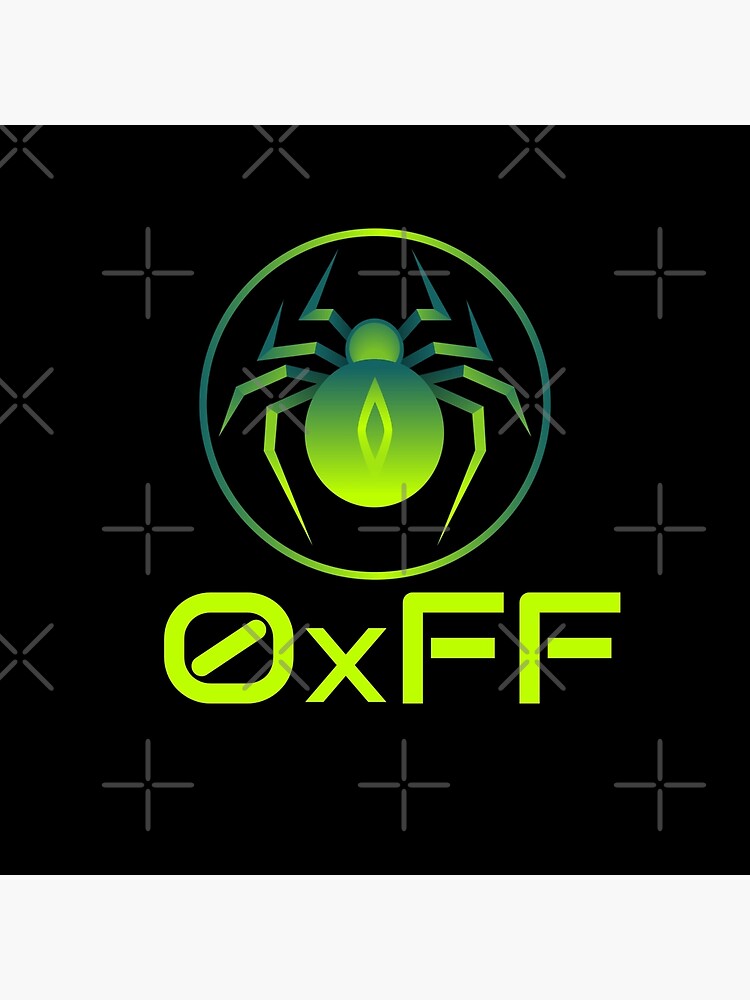 "Cyber-Sicherheit - Hex Hacker 0xff Neon, Spinne" Fotodruck von clubtee ...