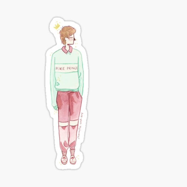 "Pixie Prince" Sticker for Sale by stormella-art | Redbubble