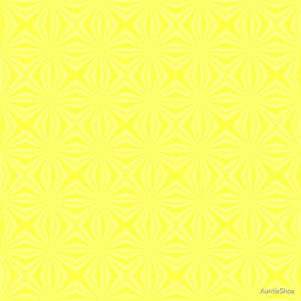 "Bright Yellow Squiggly Squares" by AuntieShoe | Redbubble