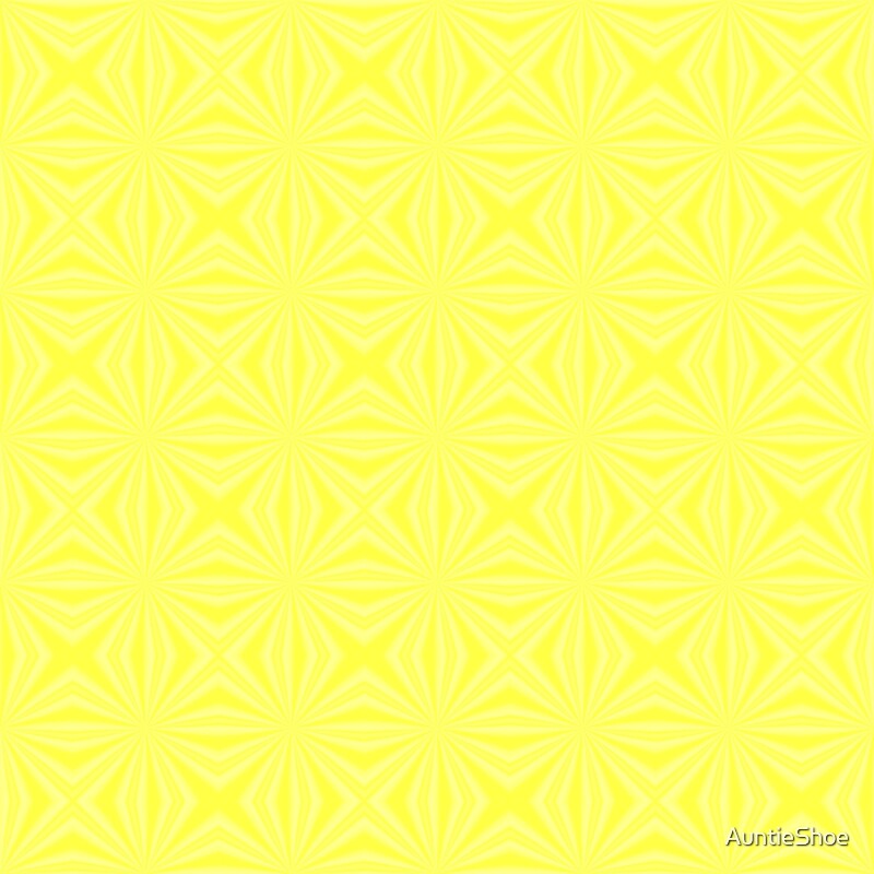 "Bright Yellow Squiggly Squares" by AuntieShoe | Redbubble