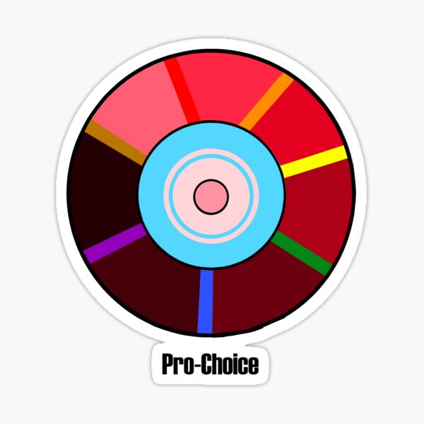 "Pro Choice Symbol" Sticker for Sale by CyberLoveza | Redbubble