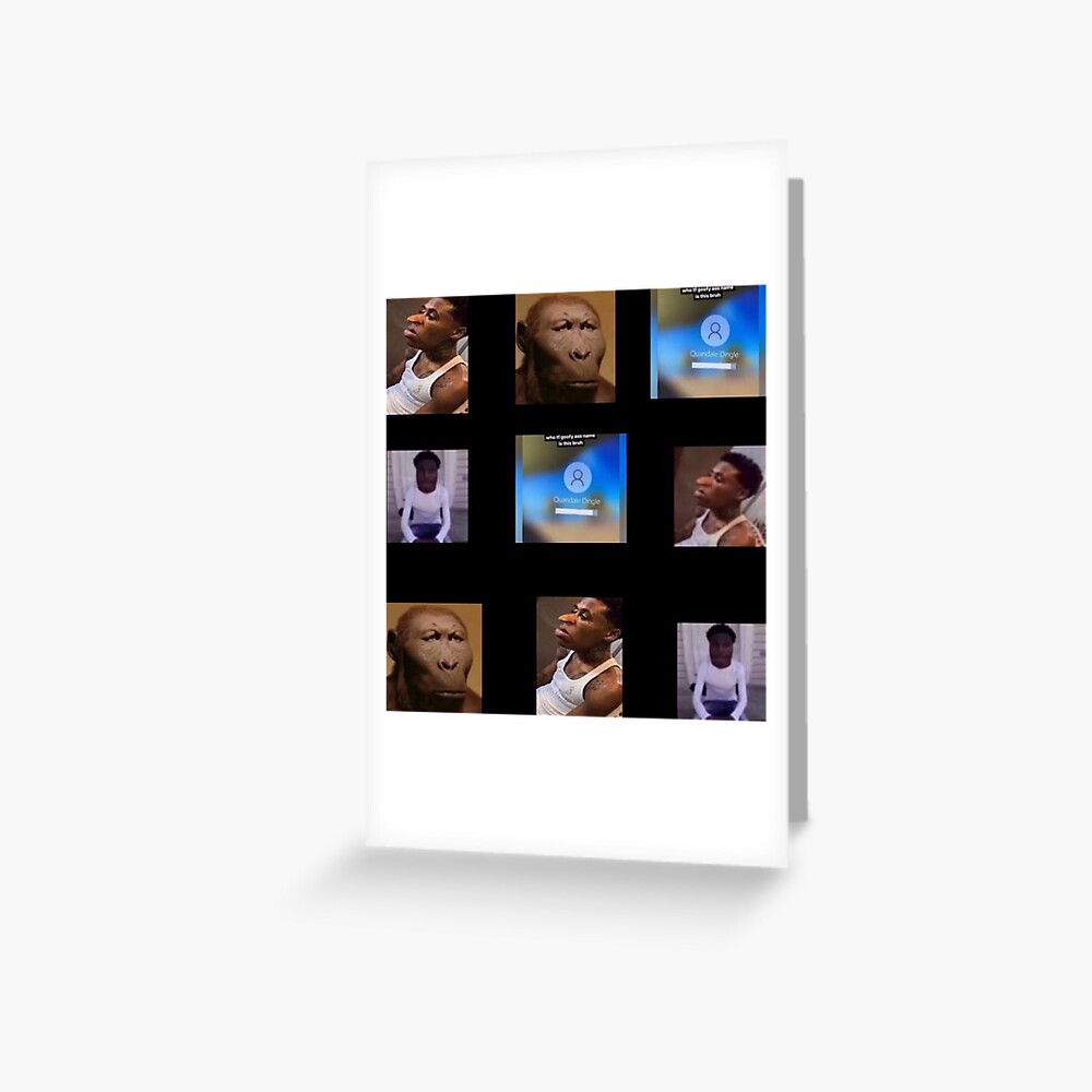 "Quandale Dingle Meme sticker pack" Greeting Card by madraso | Redbubble