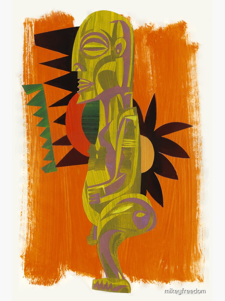 "Rarotongan Tiki" Art Print for Sale by mikeyfreedom | Redbubble
