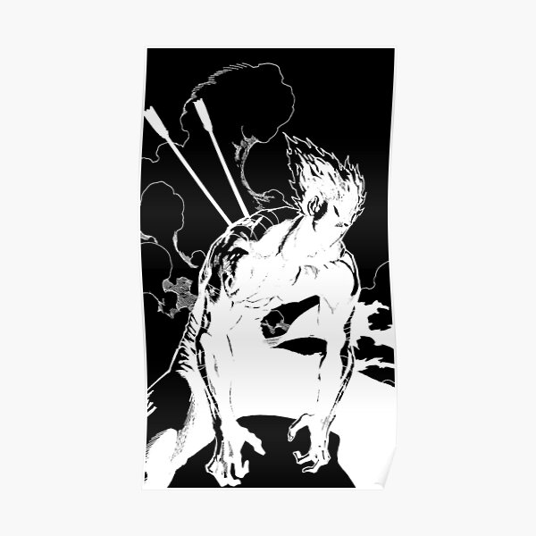 " anime rage" Poster for Sale by dr-black | Redbubble