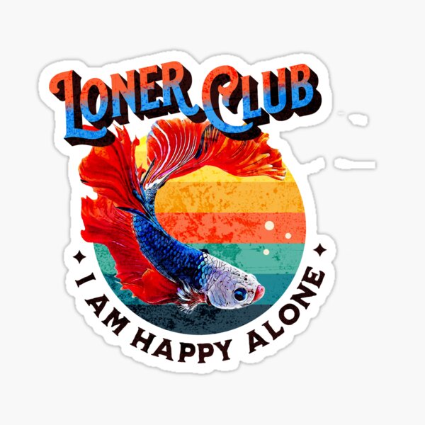 "Loner Club - I am Happy Alone - Dragon Scale Super Delta Monster Mask ...