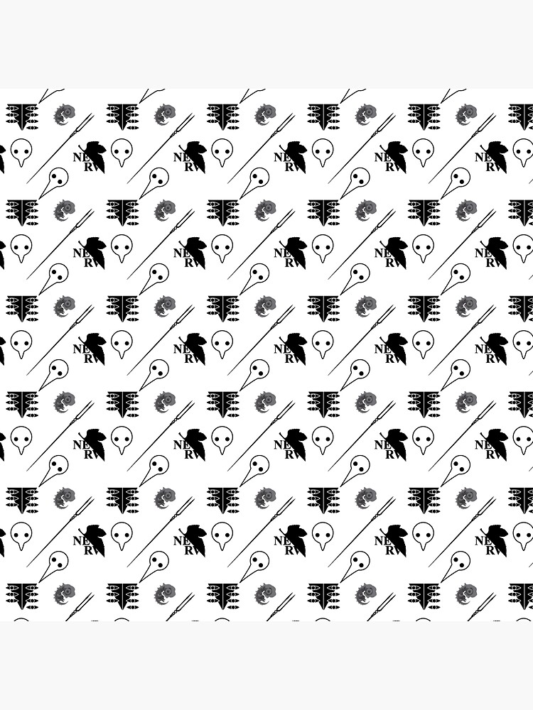 "Neon Genesis Evangelion Simple Pattern" Sticker for Sale by IghorWho ...