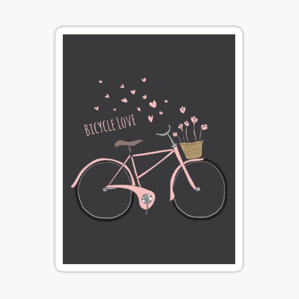 "work bike ride," Sticker by Hannankhan | Redbubble