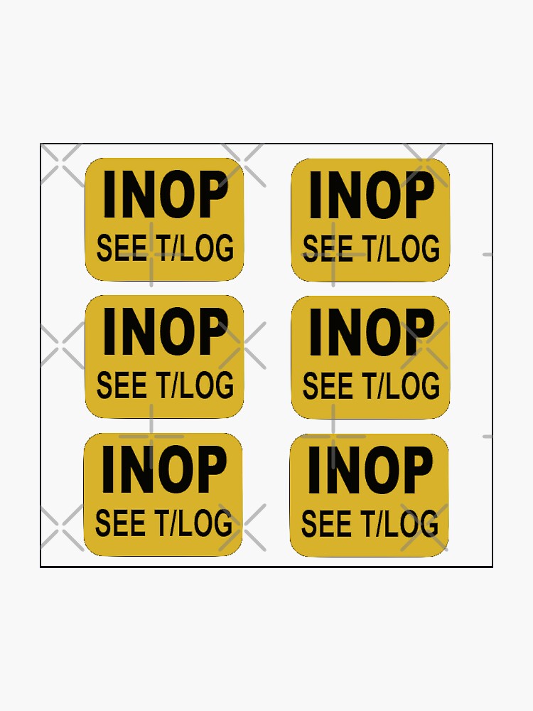 "Inop Stickers" Sticker for Sale by Dpe1974 | Redbubble