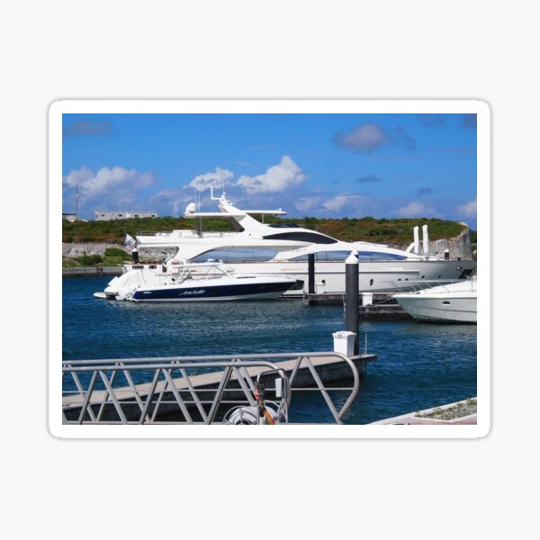 "Yacht." Sticker for Sale by SimTamDesigns | Redbubble