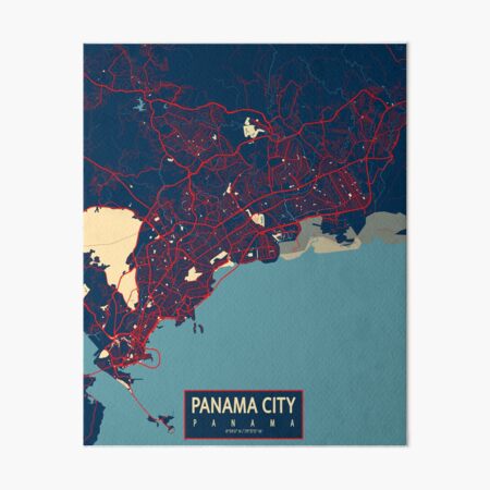 Lámina rígida «Mapa de la Ciudad de Panamá - Esperanza» de deMAP ...