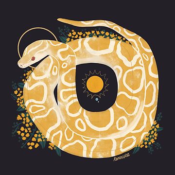 "Familiar - Burmese Python" Sticker for Sale by straungewunder | Redbubble