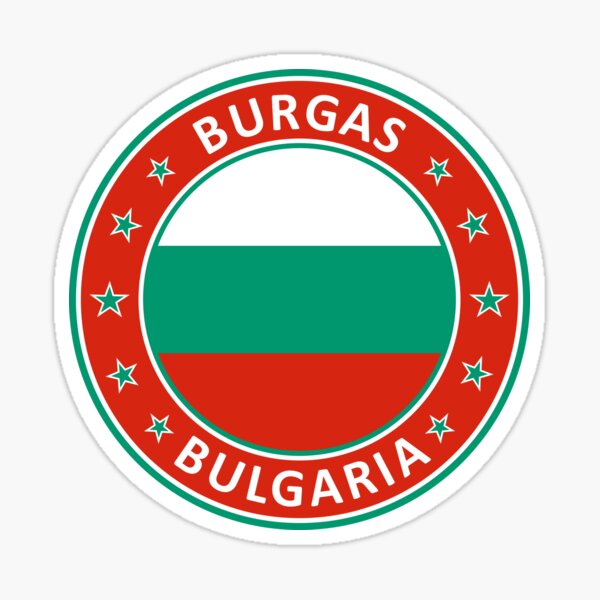 "Burgas, Bulgaria" Sticker for Sale by Alma-Studio | Redbubble