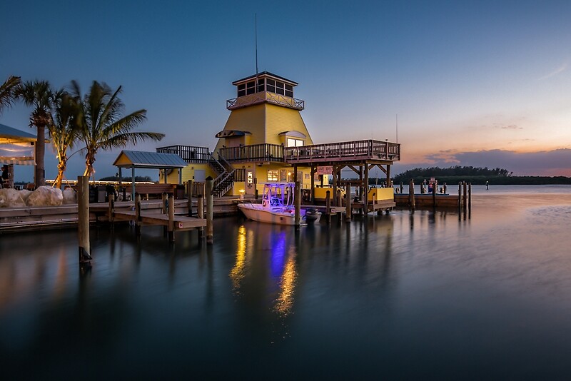 "Stump Pass Marina" by peaceriverphoto | Redbubble