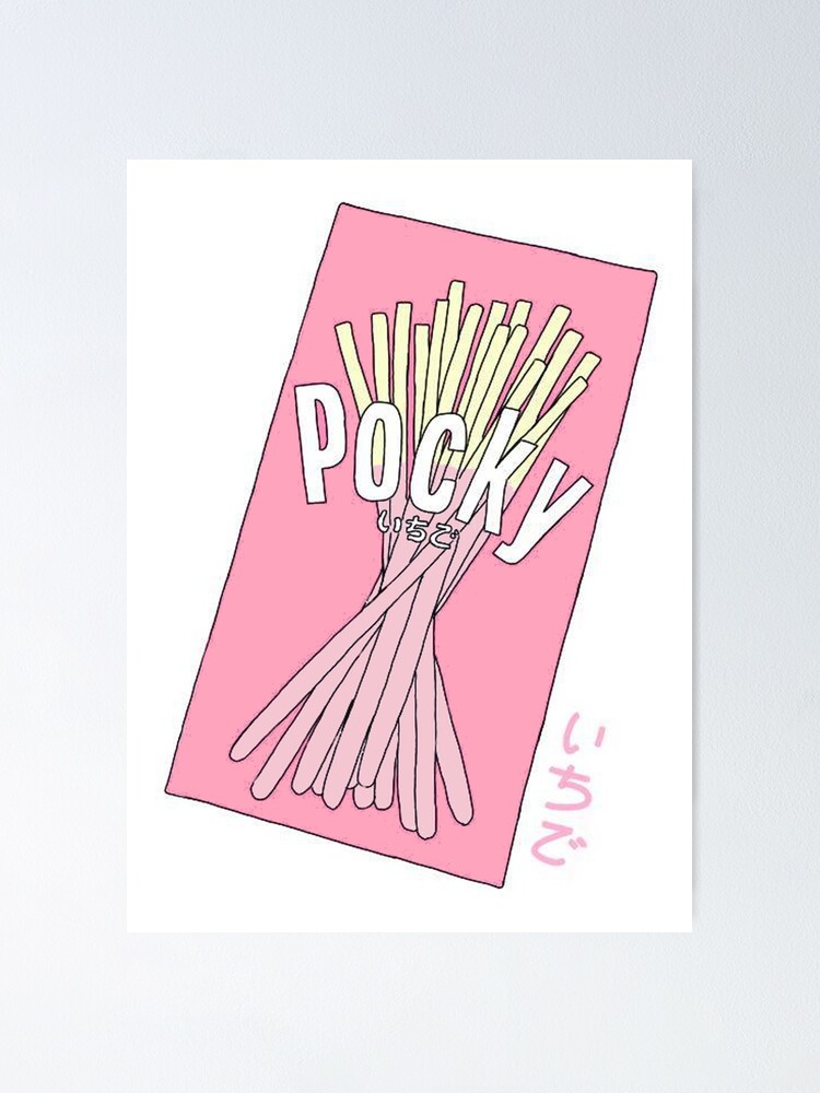 "Cute Pocky Design" Poster for Sale by PeachPantone | Redbubble