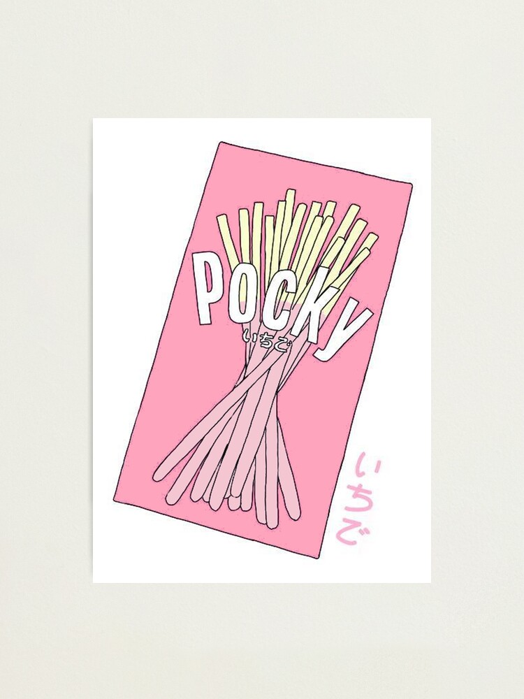 "Cute Pocky Design" Photographic Print for Sale by PeachPantone | Redbubble