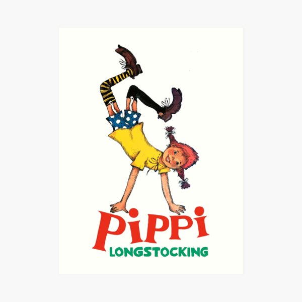 "PIPPI LANGSTRUMP PIPPI LONGSTOCKING" Art Print for Sale by hokospopo ...