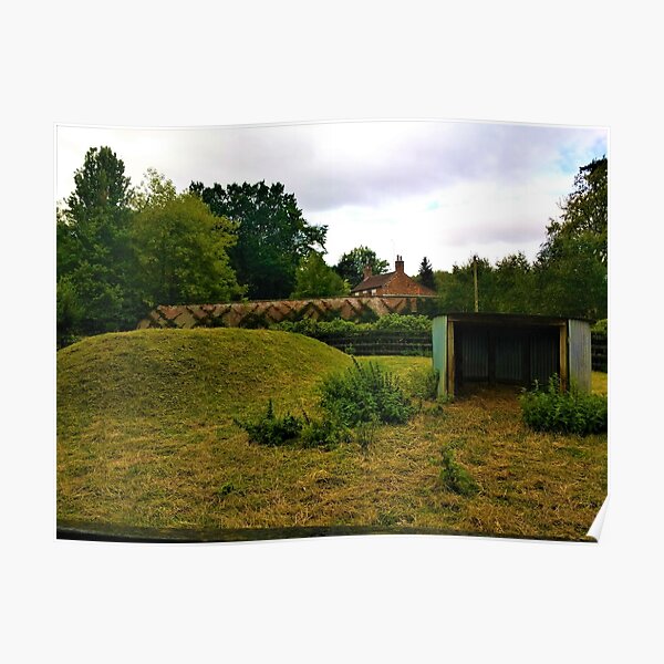 Póster «MI. #169 |☼| Montículo y refugio (Elsham Hall, Gardens ...