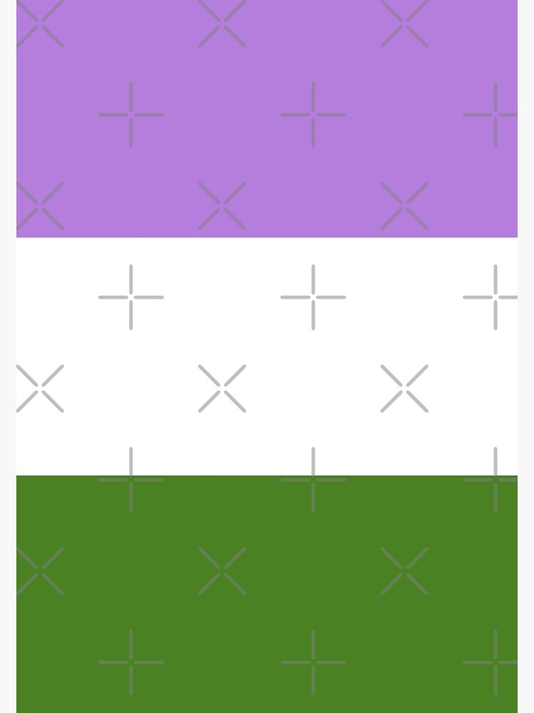 "The Best Genderqueer Pride Flag Design!" Poster for Sale by SCHPiDAUU ...