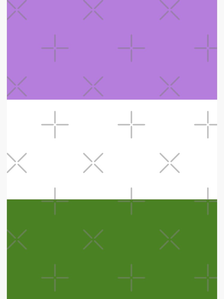 "The Best Genderqueer Pride Flag Design!" Sticker by SCHPiDAUU | Redbubble