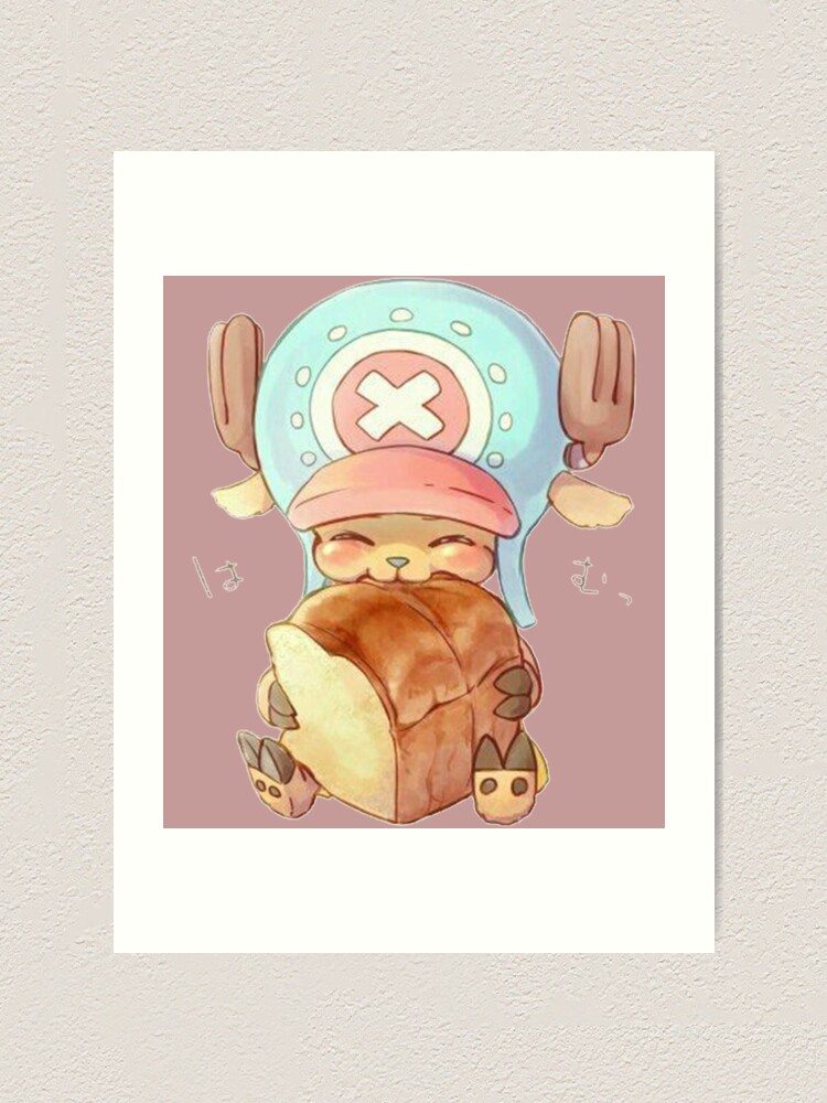 "Super Kawaii Tony Tony Chopper Eating Brioche!" Art Print for Sale by ...